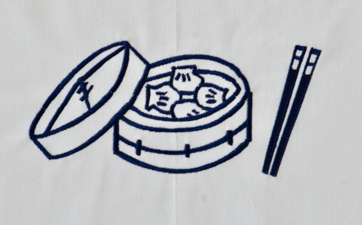 Tea towel with Blue Dim Sum Basket – ZEST of Asia